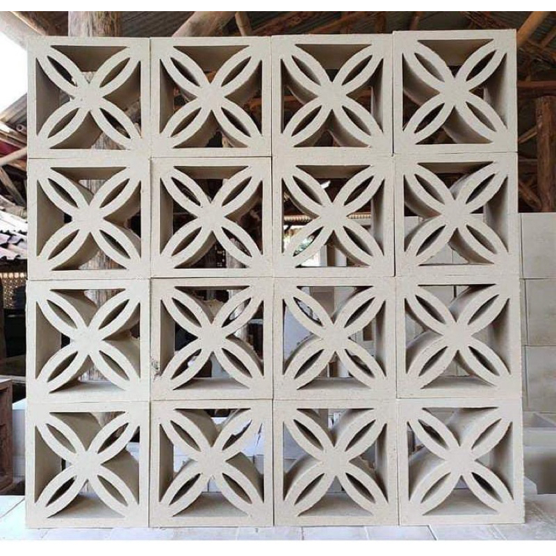 Jual ROSTER MINIMALIS Daun kaung (20x20)roster beton, roster dinding ...