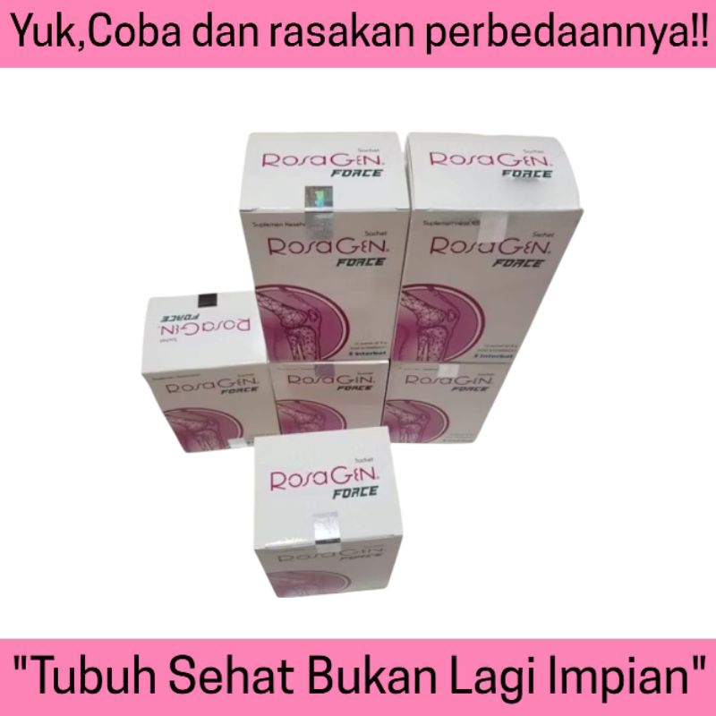 Jual Rosagen Force – Suplemen Terbaik untuk Kesehatan Sendi, Tulang ...