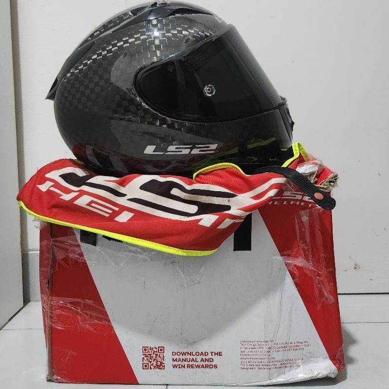 Jual HELM LS2 ARROW EVO CARBON | Shopee Indonesia