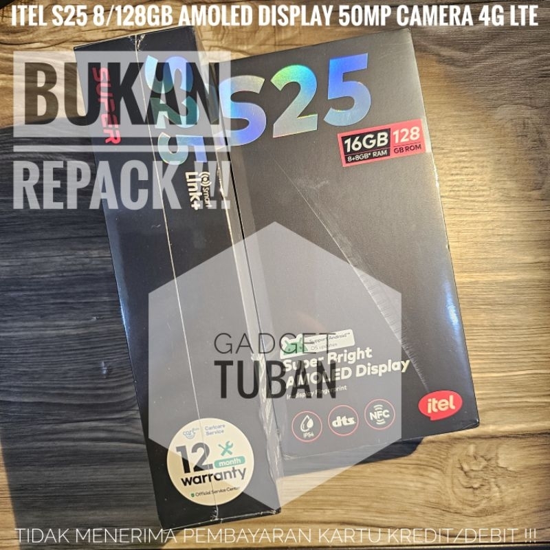 Jual Itel S25 8/128 GB Amoled Display 50MP Camera 4G | Shopee Indonesia