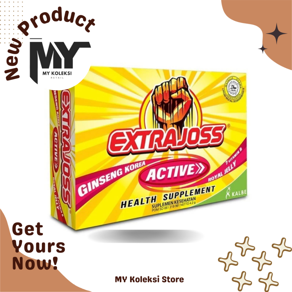 Jual Extra Joss ACTIVE Energy Drink Minuman Supplement MY Retail ...