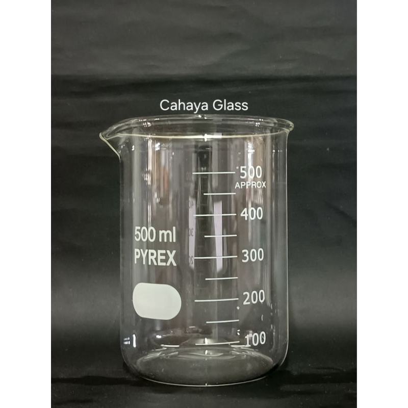 Jual Beaker Glass / Gelas Kimia 500ml PYREX | Shopee Indonesia