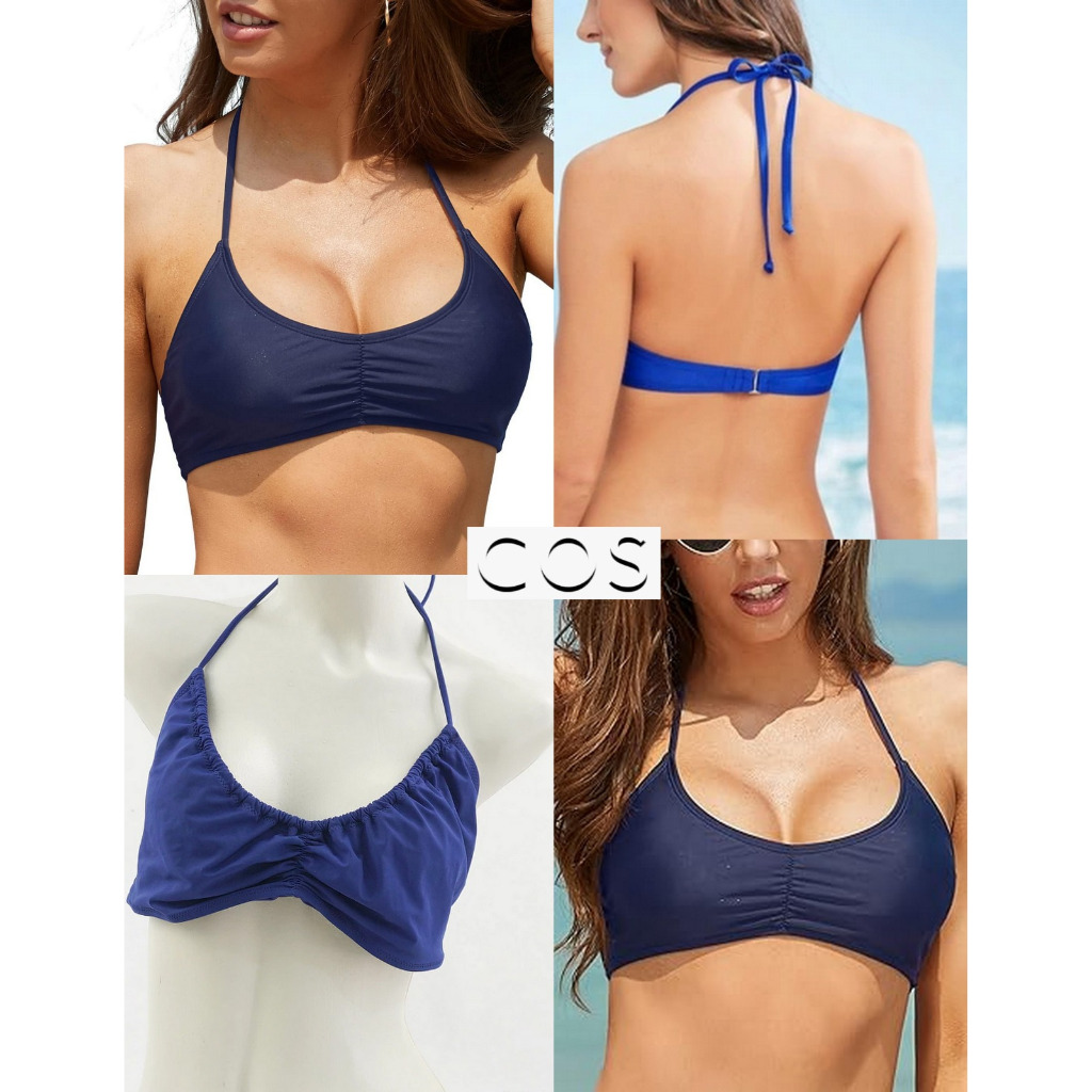 Jual Bra Wanita Model Bikini Tanpa Kawat Tanpa Busa Motif Polos COS size 30B 32B 34B 34C 36C ...