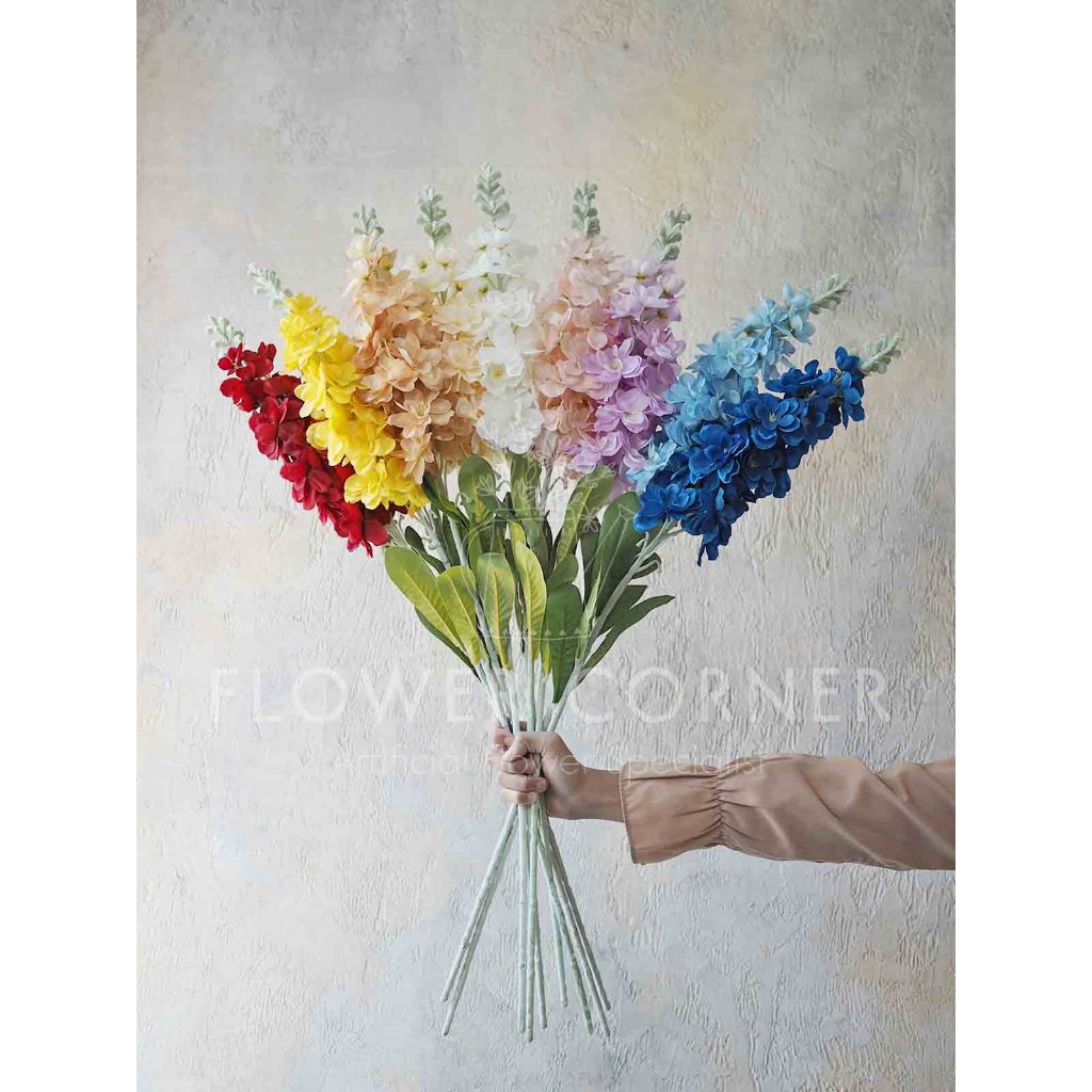 Jual Bunga Artificial Matthiola Spring Bright (B24097) | Shopee Indonesia