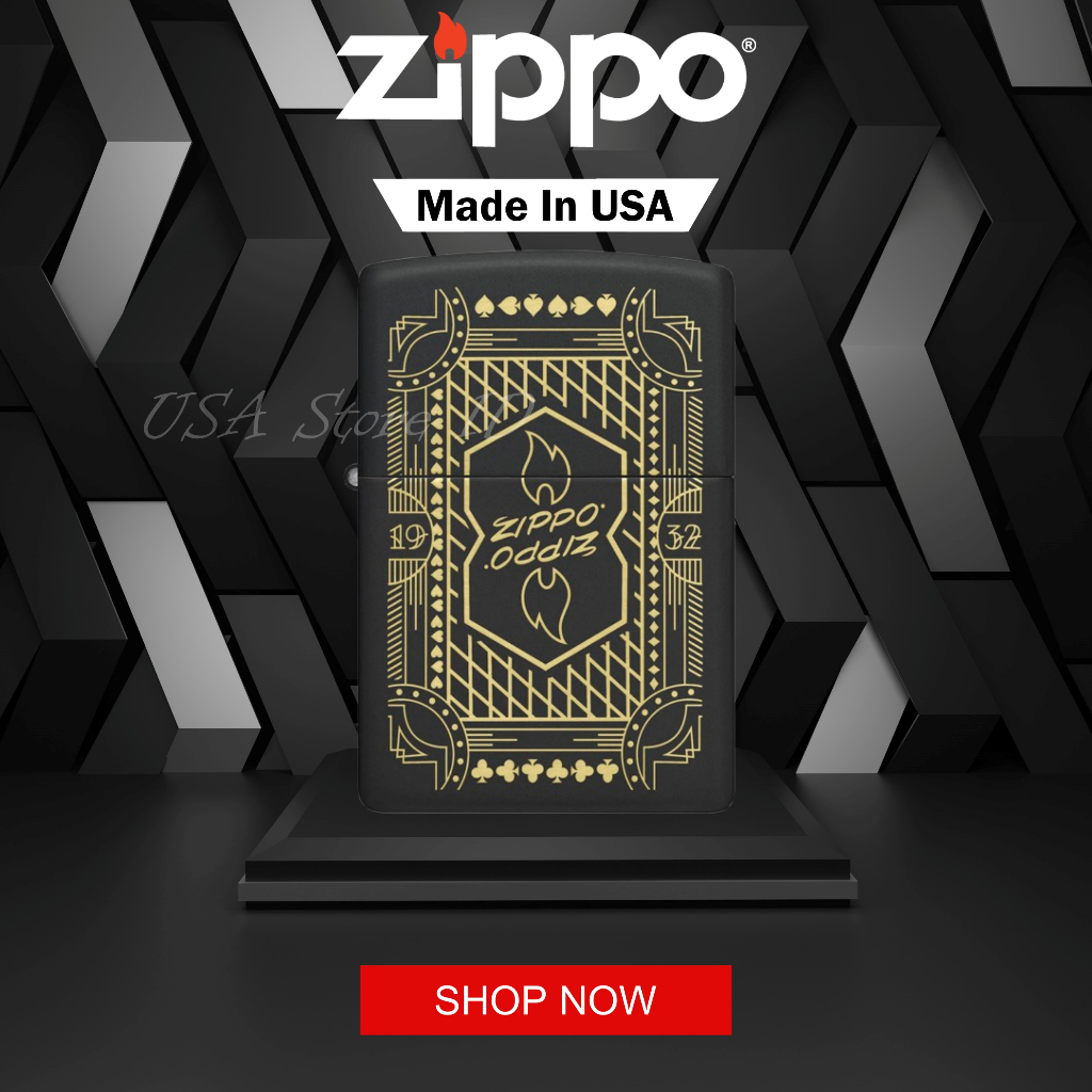 Jual Korek Api Zippo Lines Design 46483 Original Made In USA | Shopee ...