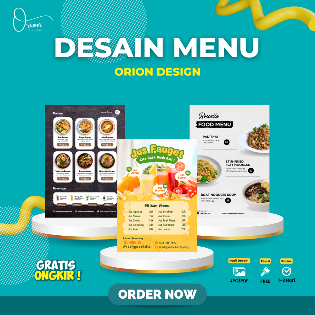 Jual JASA DESAIN BISA CUSTOM | DESAIN MENU | Shopee Indonesia