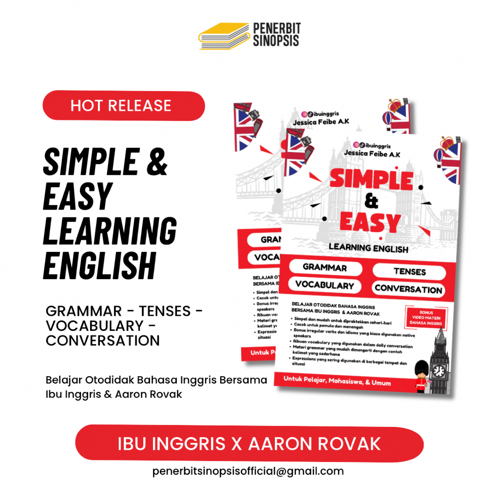 Jual Buku Simple & Easy Learning English Belajar Otodidak Bahasa Inggris Bersama Ibu Inggris x ...