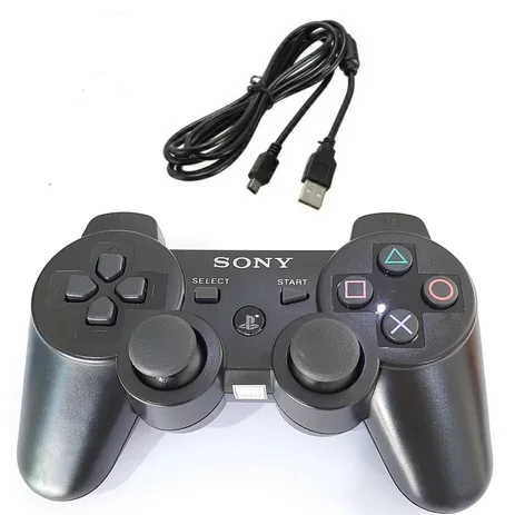 Jual Stik Gamepad PS3 Wireless Controller Ori Pabrik plus Kabel Cas ...