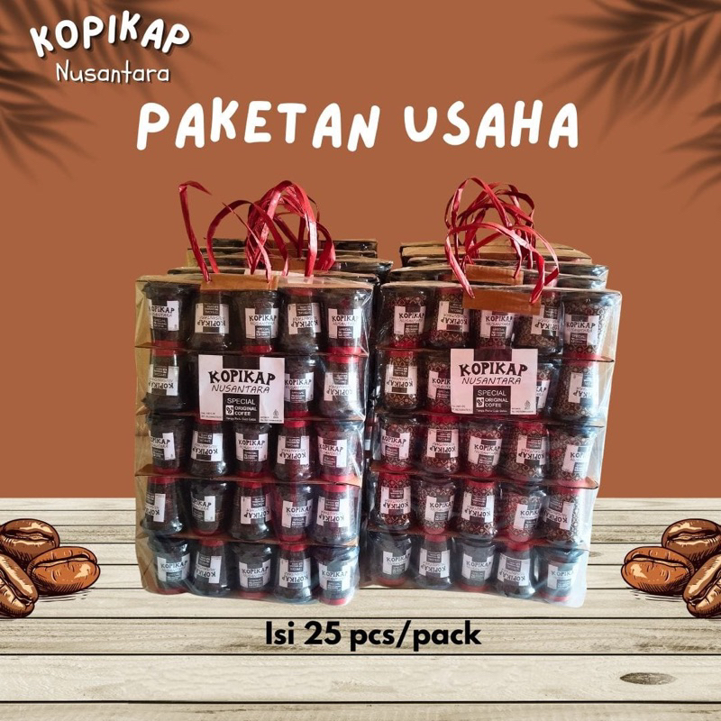 Jual (PAKETAN USAHA 5 Pack) KOPIKAP NUSANTARA COFFEE CUP KOPI GELAS ...