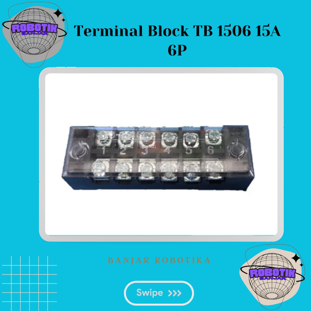 Jual Terminal Block TB 1506 15A 6P TB1506 | Shopee Indonesia