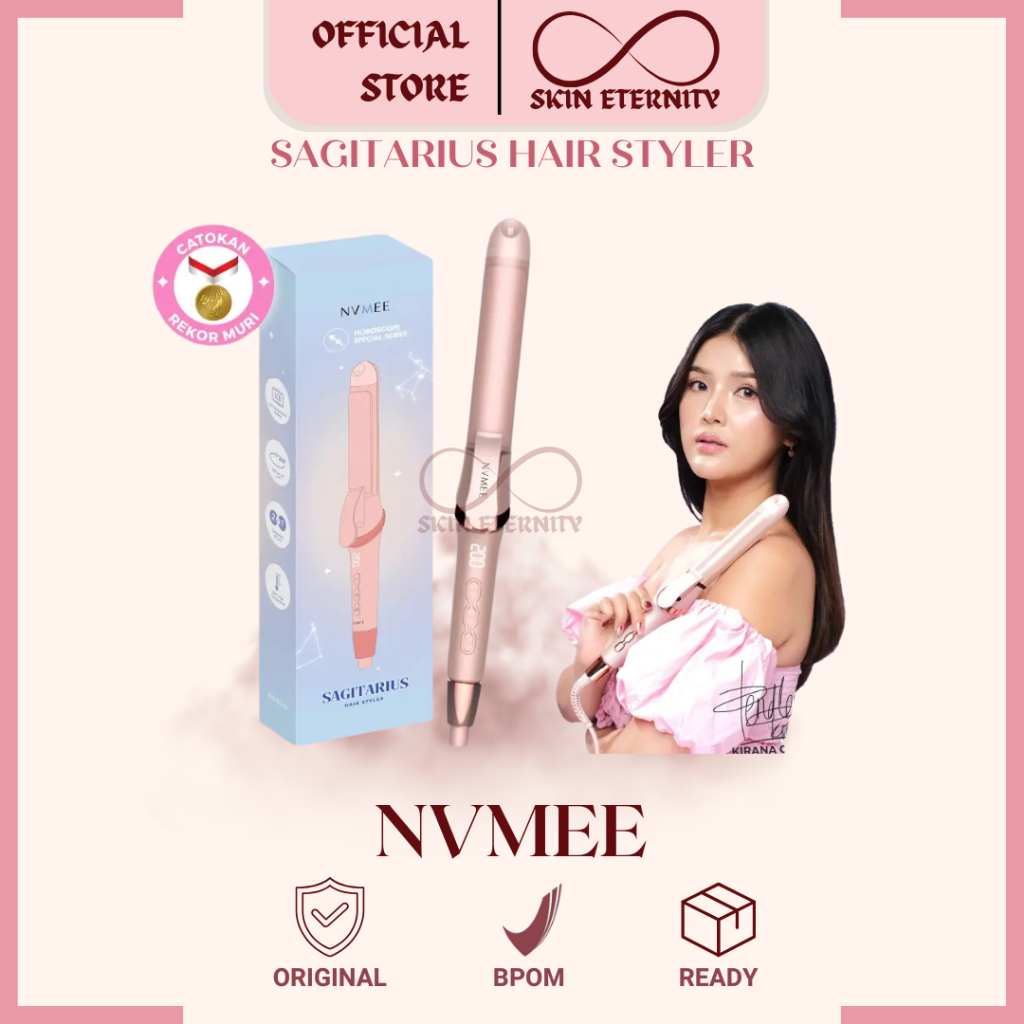 Jual NVMEE - Catokan Pelurus Rambut Saturn | Libra | Scorpio | Sagitarius | skin- Hair Styler ...