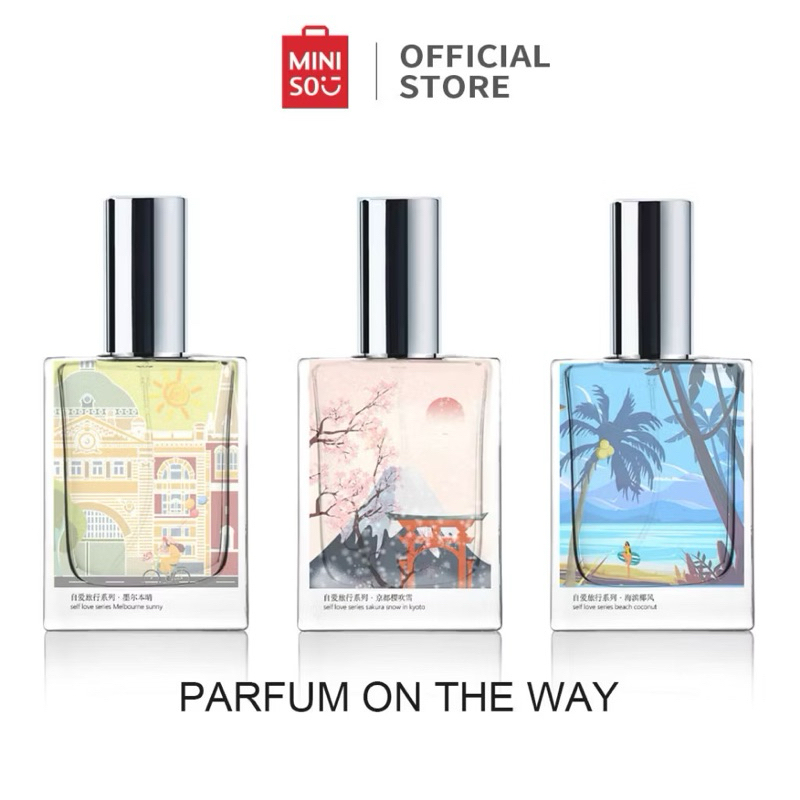 Jual MINISO Parfum Wanita Series On The Way Perfume EDT 15mL | Shopee ...
