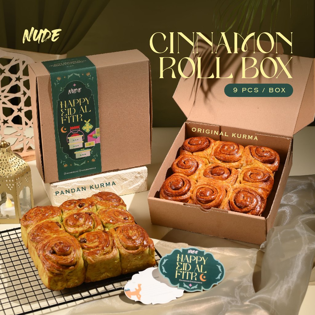 Jual Hampers Ramadhan Cinnamon Roll Box | Idul Fitri Lebaran | Vegan ...