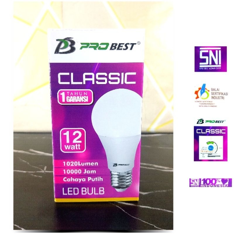 Jual Lampu LED PROBEST CLASSIC 12W | Shopee Indonesia