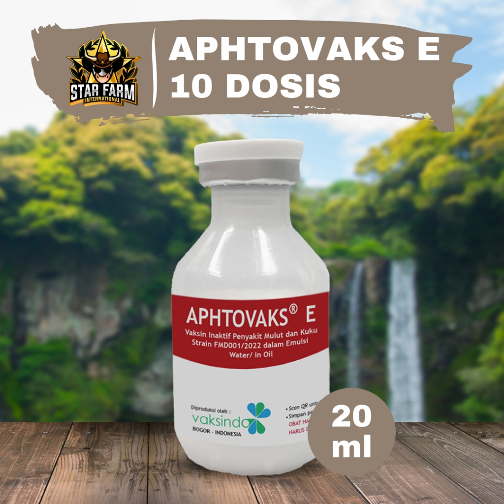 Jual Aphtovaks E 10 Dosis - Vaksin PMK untuk Hewan Sapi, Kambing & Babi ...