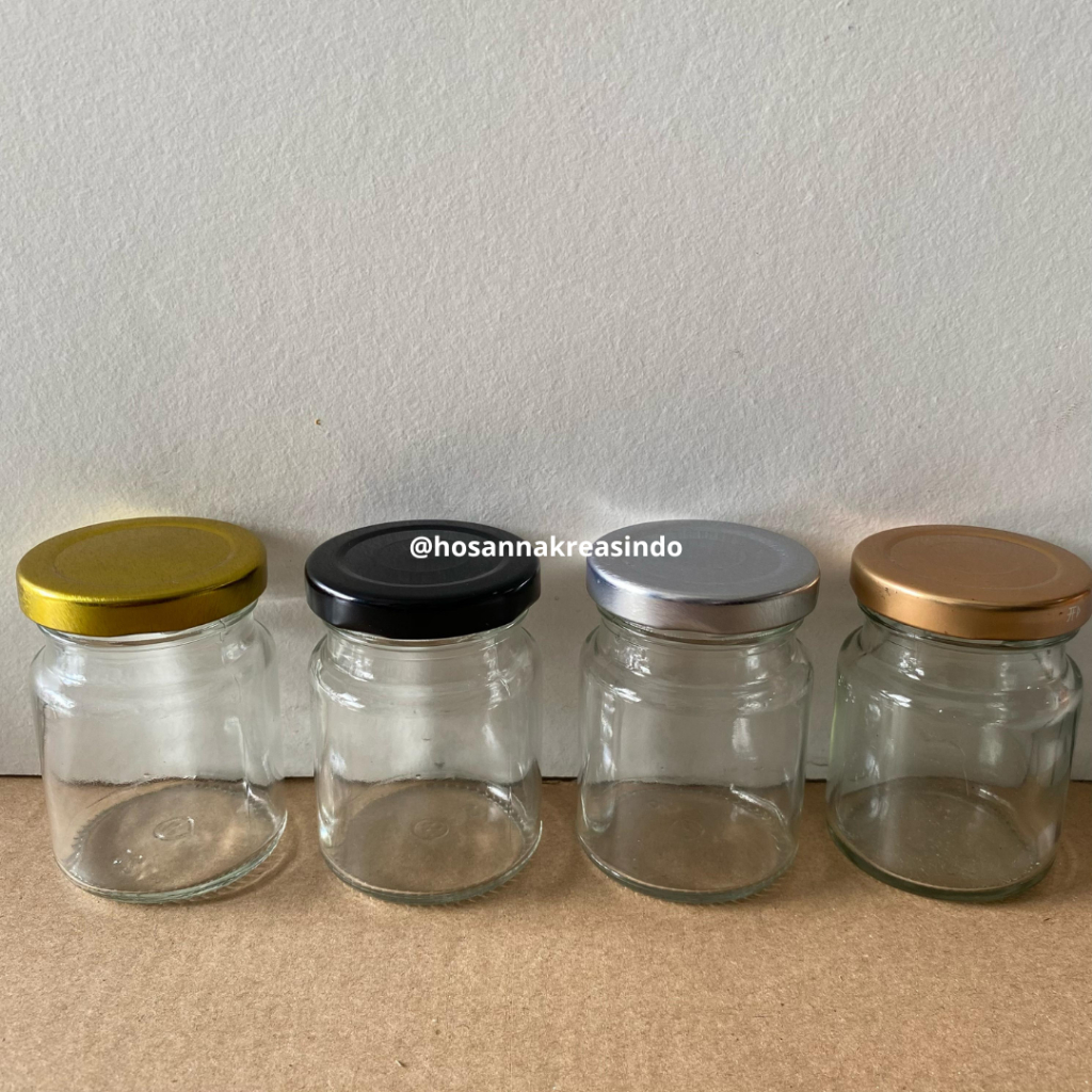 Jual Jar Kaca Vacuum Lid 70ml / Toples Kaca Bulat Vacuum Lid 70ml ...