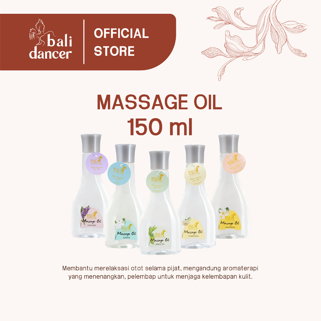 Jual Bali Dancer - Massage Oil Aromateraphy150ml | Minyak Pijat Alami ...