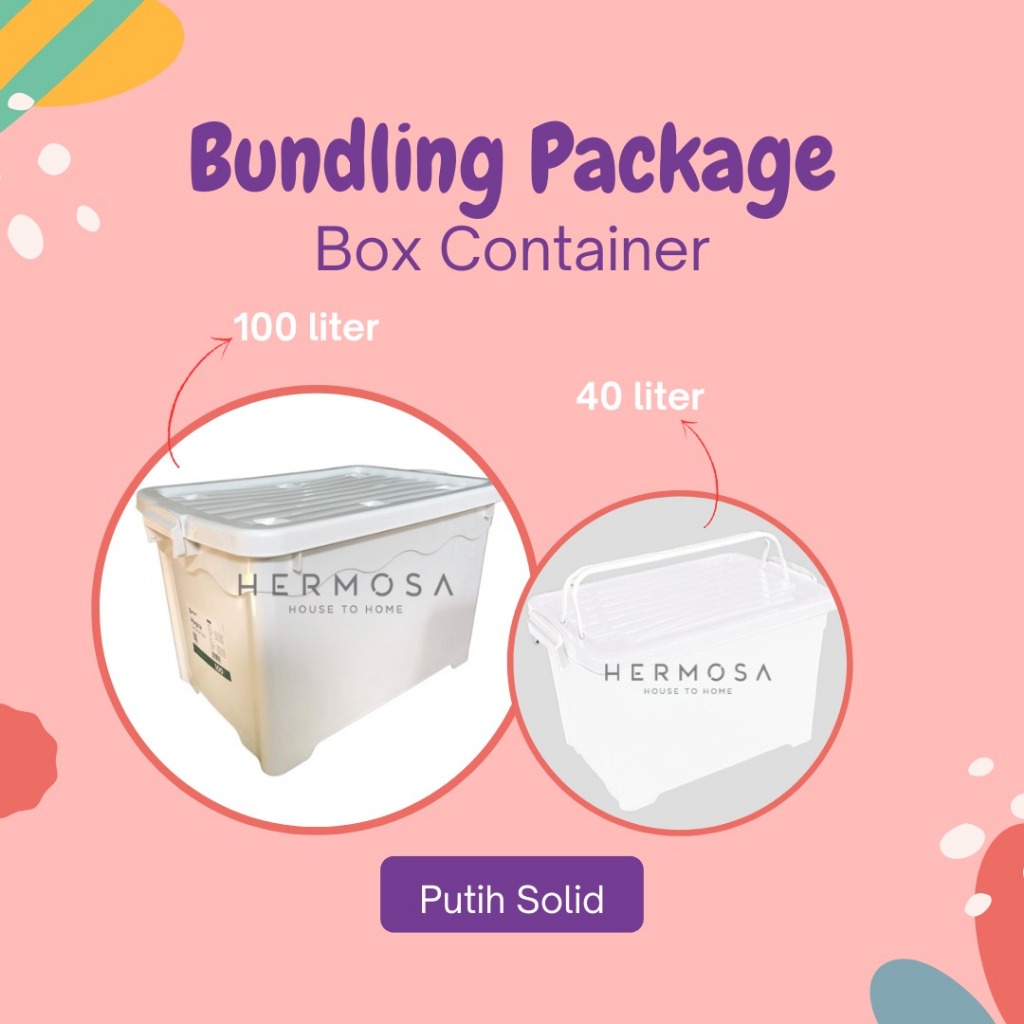 Jual Paket Bundling Box Container Magna 100 liter dan Magna 40 liter ...