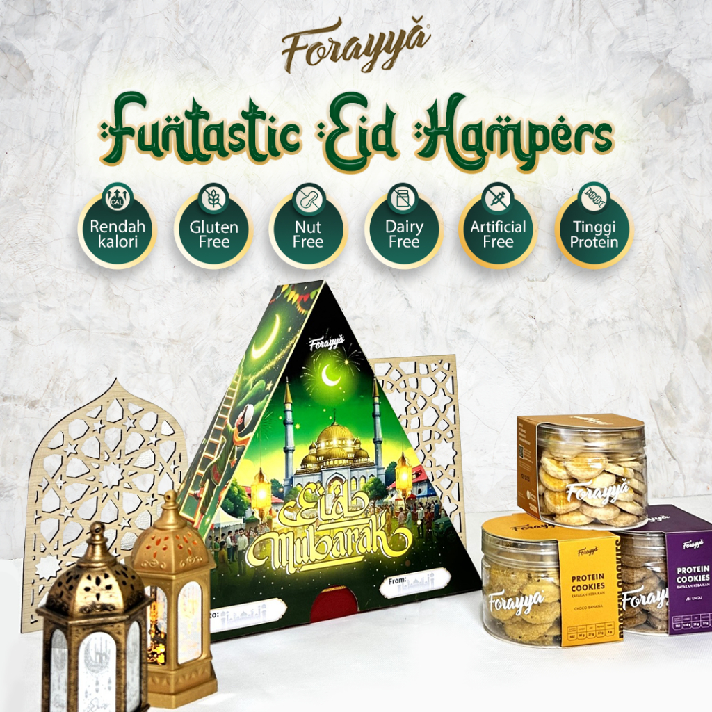 Jual Hampers Lebaran Idul Fitri Premium - Forayya Healthy Cookies Kue ...