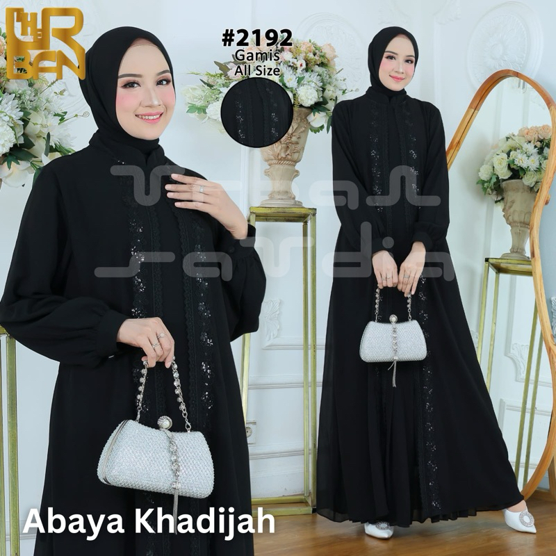 Jual Abaya Khadijah, GAMIS HITAM LEBARAN, Abaya MEWAH Lebaran, GAMIS ...
