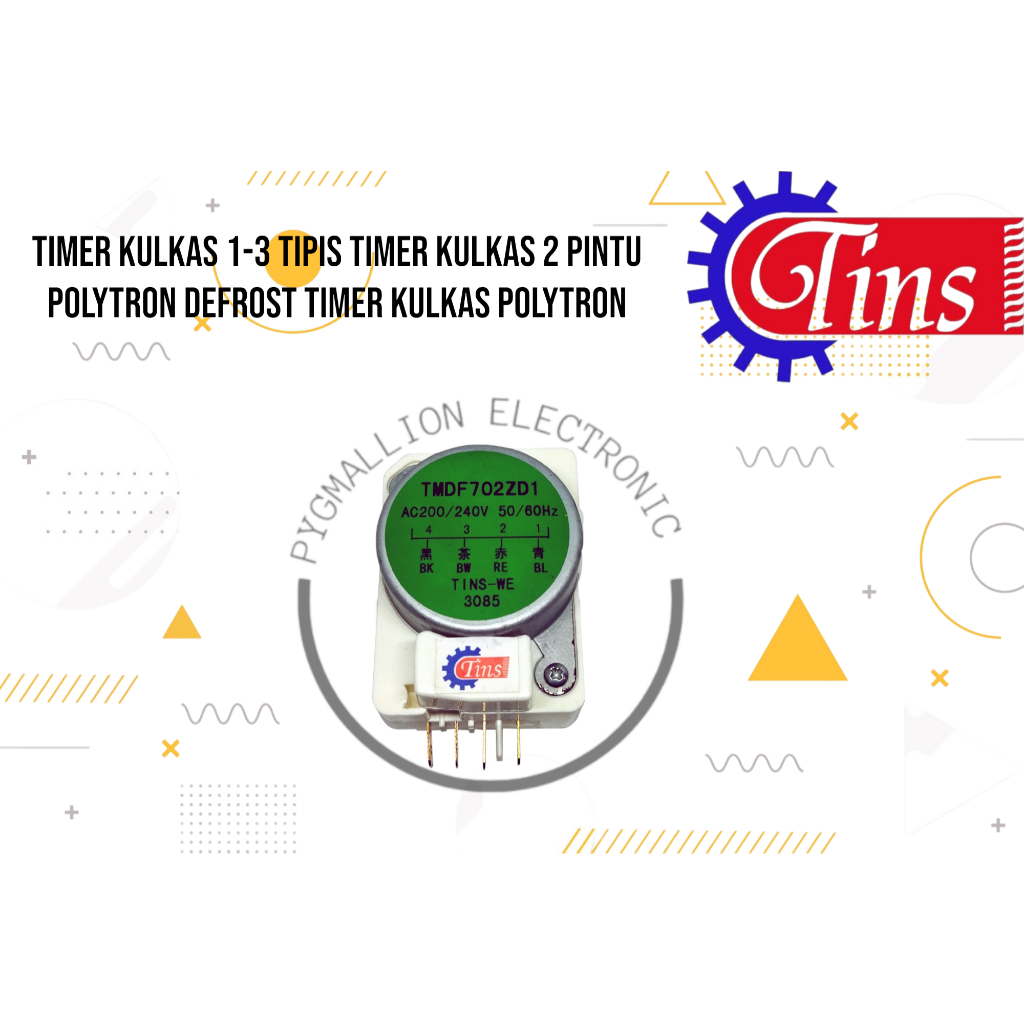 Jual TIMER KULKAS 1-3 TIPIS TIMER KULKAS 2 PINTU POLYTRON DEFROST TIMER ...