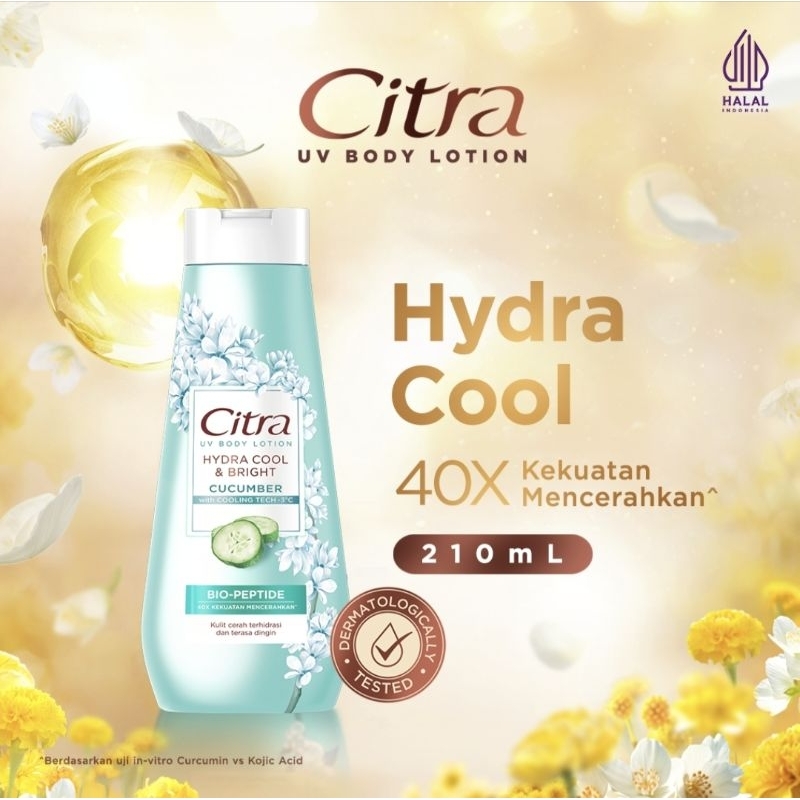 Jual Citra HBL Hydra Cool & Bright Cucumber 210ml (KEMASAN BARU ...