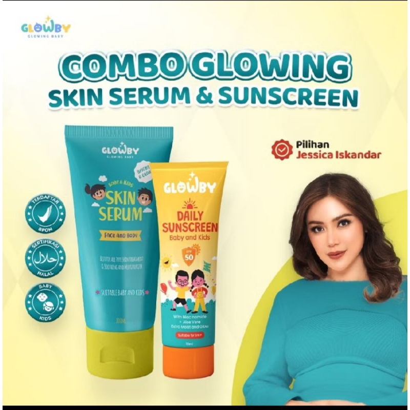 Jual PAKET COMBO GLOWBY SKIN SERUM DAN DAILY SUNSCREEN SPF50 | Shopee ...