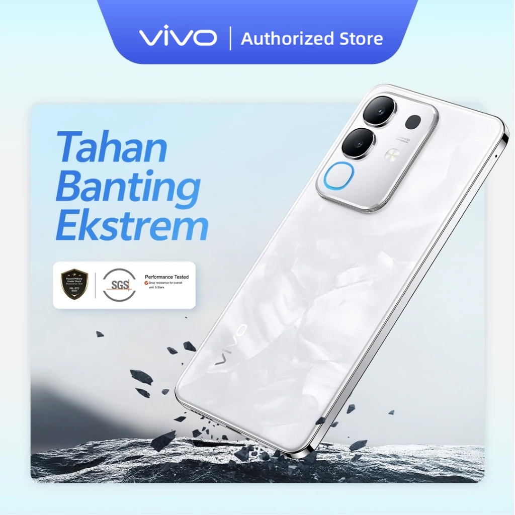 Jual vivo Y29 - Design Marmer Eksklusif, 6500mAh Tahan 3 Hari, Tahan ...