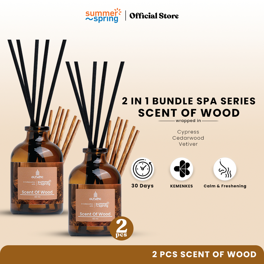 Jual [BELI 2 LEBIH HEMAT] Reed Diffuser Scent Of Wood - Summerspring ...