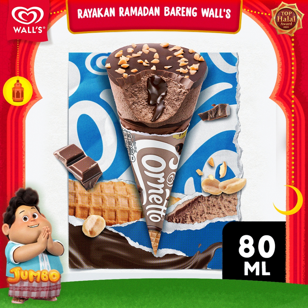 Jual 3 Pcs Cornetto Ice Cream Disc Chocolate Ice Cream 120 ml - Es Krim ...