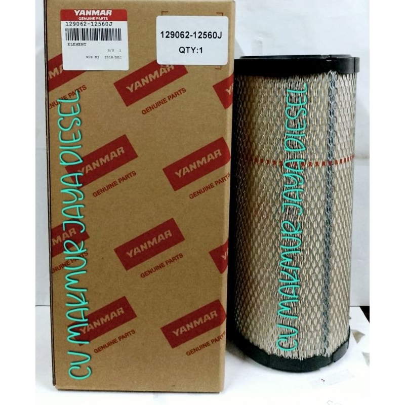 Jual Fuel Filter Udara/Air Cleaner Element TNV/TNE 129062-12560J Yanmar ...