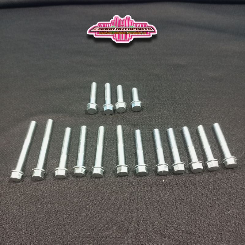 Jual 1 set baut blok kopling magnet Suzuki RC Bravo Cristal Sprinter karter kalter kanan kiri ...