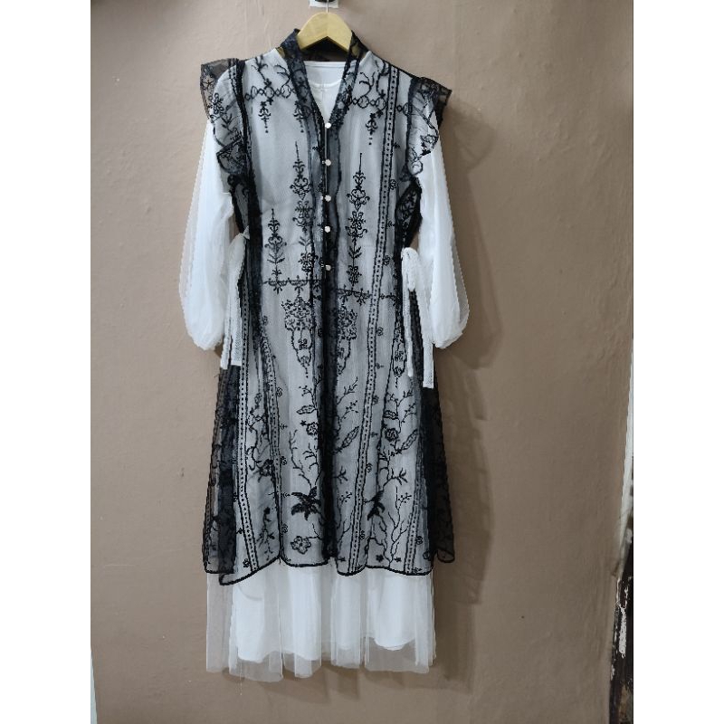 Jual set outer brokat tile | Shopee Indonesia