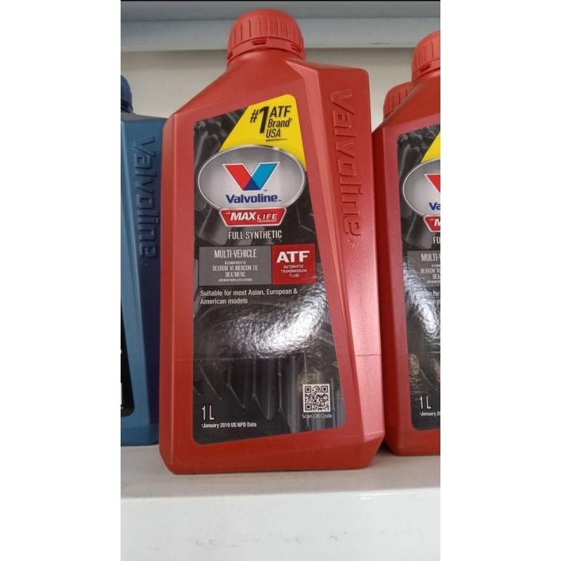Jual oli atf valvoline maxlife multi vehicle dexron 6 mercon LV full synthetic 1 liter | Shopee ...