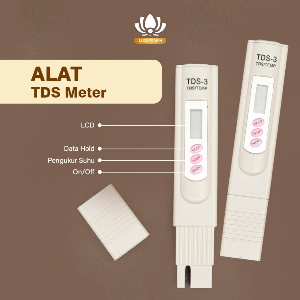 Jual LUCKYFARM - Digital Tds Meter Alat Ukur Nutrisi Hidroponik | Shopee Indonesia