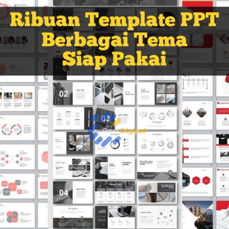 Jual Paket Ribuan Template PowerPoint (PPT) Premium Berbagai Tema ...