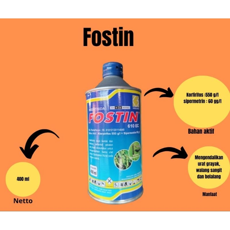 Jual INSEKTISIDA FOSTIN 610 EC 400 ML | Shopee Indonesia