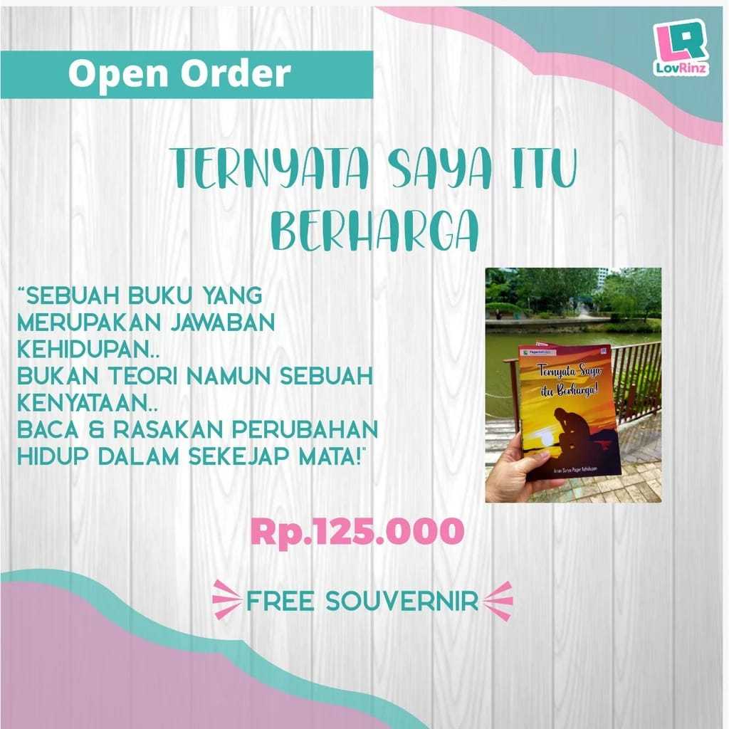 Jual Buku Original Ternyata Saya Itu Berharga - Arian Surya Penerbit LovRinz | Shopee Indonesia