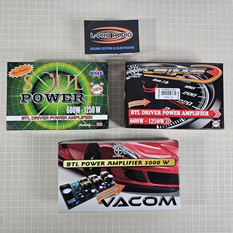 Jual Kit Driver power BTL VACOM CAMPOS SOUL 600W - 5000W | Shopee Indonesia