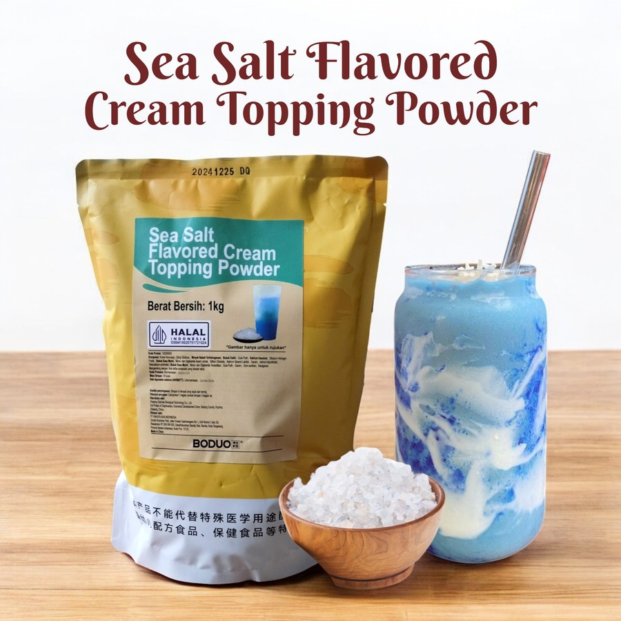Jual Boduo Sea Salt Flavored Cream Topping Powder - Bubuk Topping ...