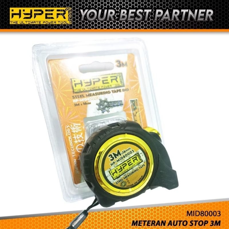 Jual METERAN 3MTR STOP MERK HYPER | Shopee Indonesia