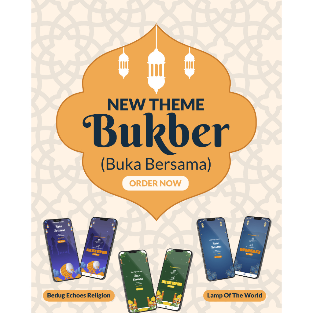 Jual Undangan Digital Bukber Theme Bersama (Buka Bersama) | Shopee ...