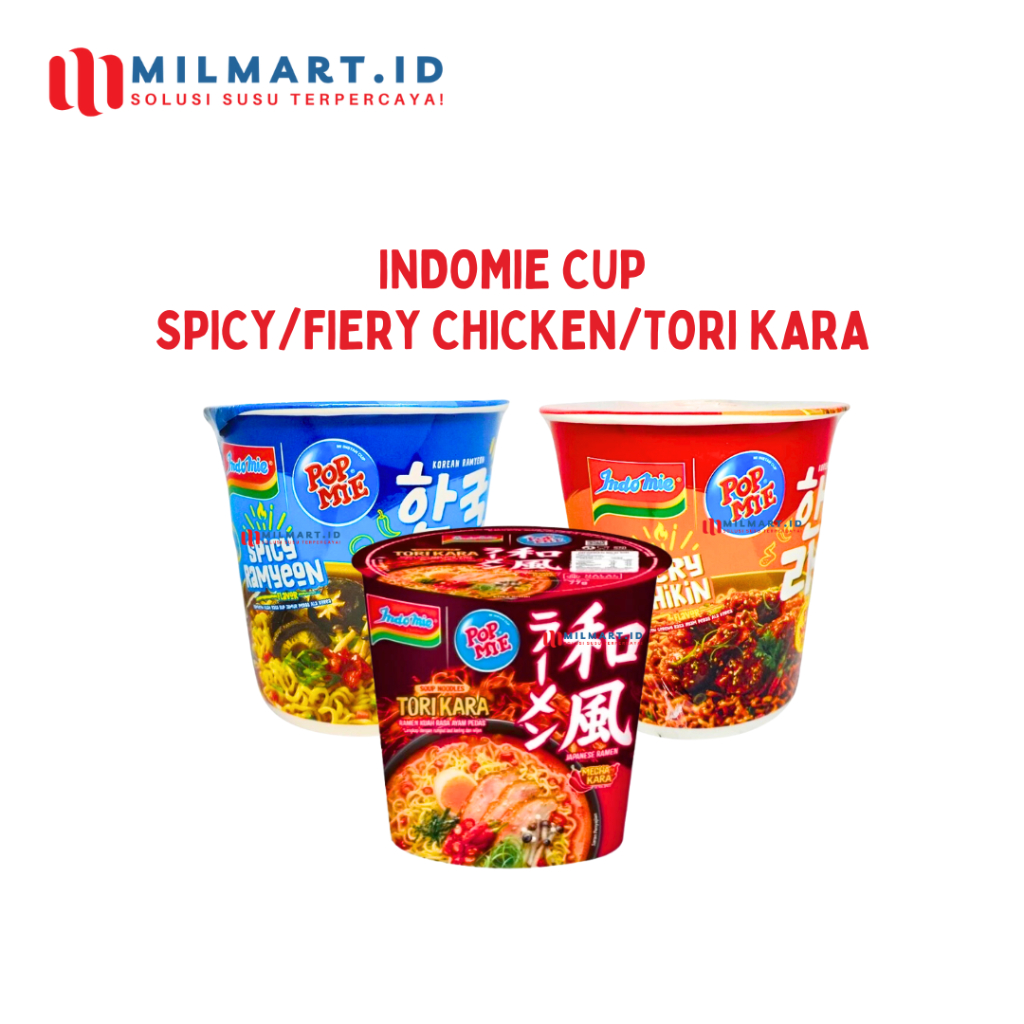 Jual 2 PCS - INDOMIE POP MIE MIE INSTANT CUP BESAR MIE GORENG SNEK TIME ...