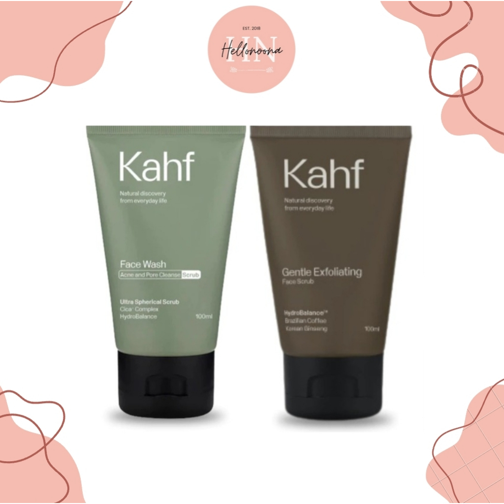 Jual KAHF - Gentle Exfoliating | Acne & Pore Cleanse Face Scrub 100ml ...