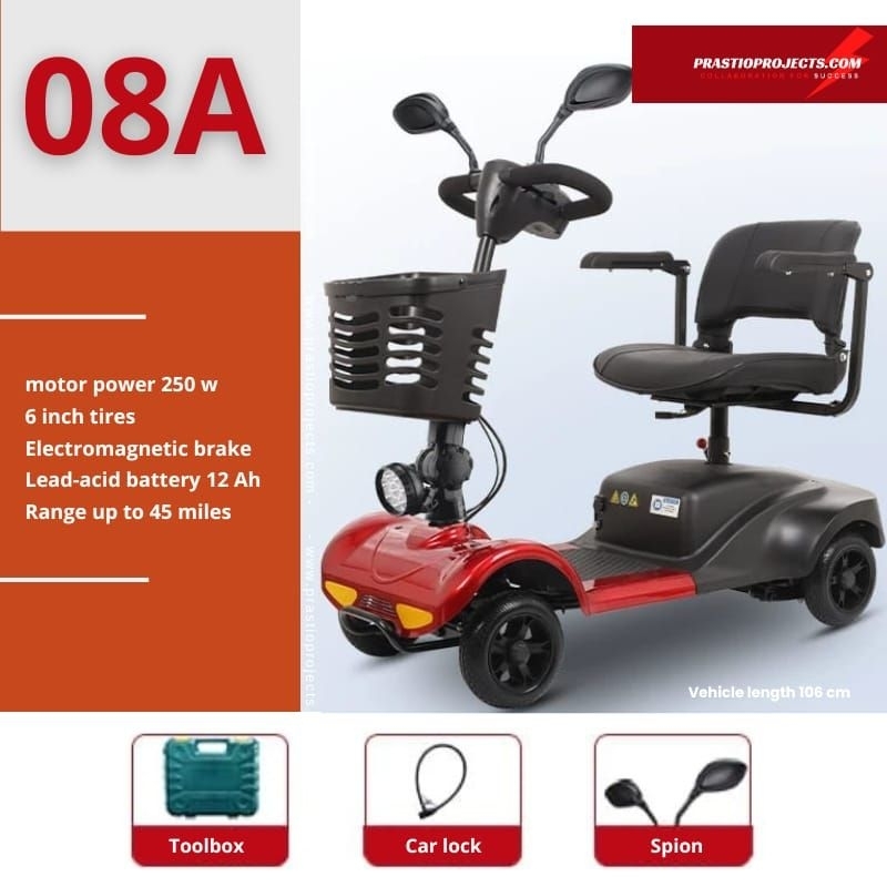 Jual Kursi listrik Roda 4 sepeda listrik roda 4 cocok untuk para orang ...
