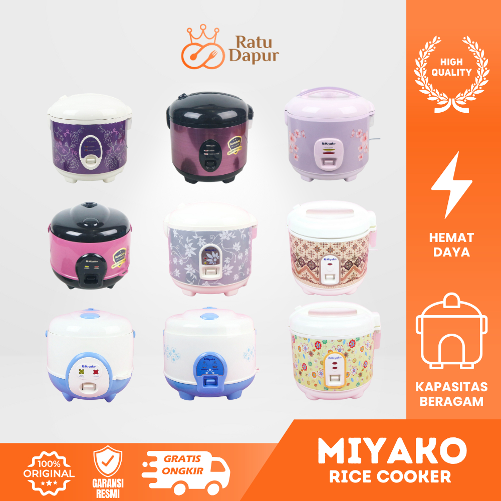 Jual Miyako Magic Com MCM PSG 0.6L,1.2L, 1.8L Rice Cooker Miyako Warmer ...