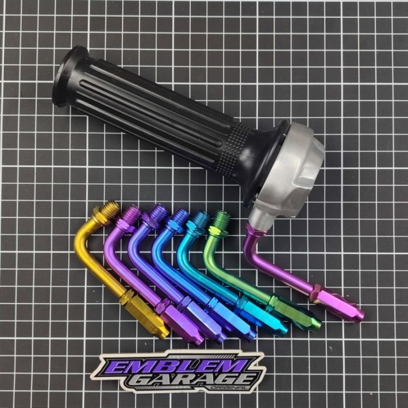 Jual L Gas Titanium Untuk Gas Rm Mini Drat 12 M8( Khusus RM Mini ...