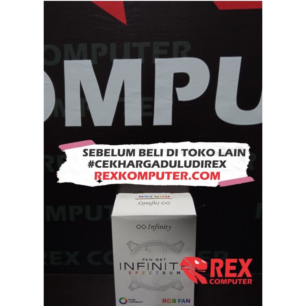 Jual FAN INFINITY TWISTER RGB SET 3IN1 | Shopee Indonesia