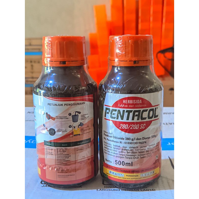Jual Pentacol 280/200 SC Herbisida Paraquat + Diuron - 500 Ml | Shopee ...