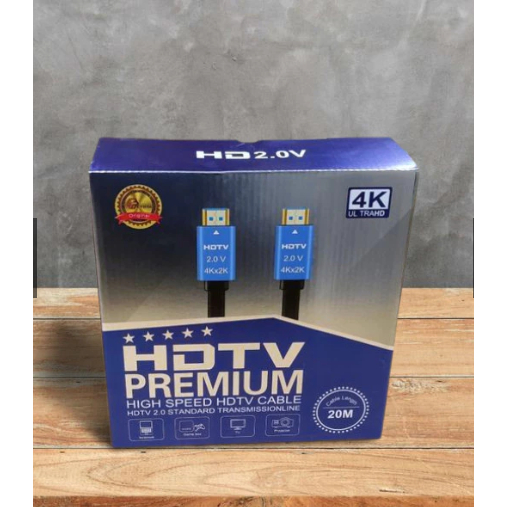 Jual EYOTA KABEL HDMI 4K ULTRA HD 20 METER HDTV PREMIUM CABLE VERSI 2.0 ...